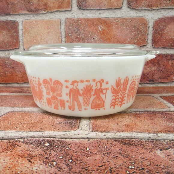 Pyrex | Kitchen | Vintage Pyrex 472 Pink Amish Butterprint 12 Pint ...